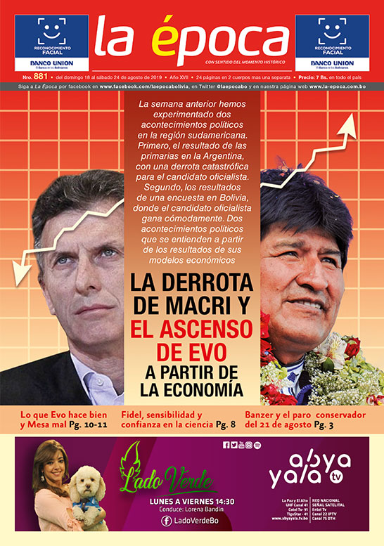 Edición impresa 881 de La Época, del domingo 18 al sábado 24 de agosto ...