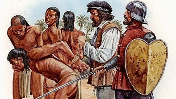 12 De Octubre El Genocidio Expoliador Contra La Población Indígena