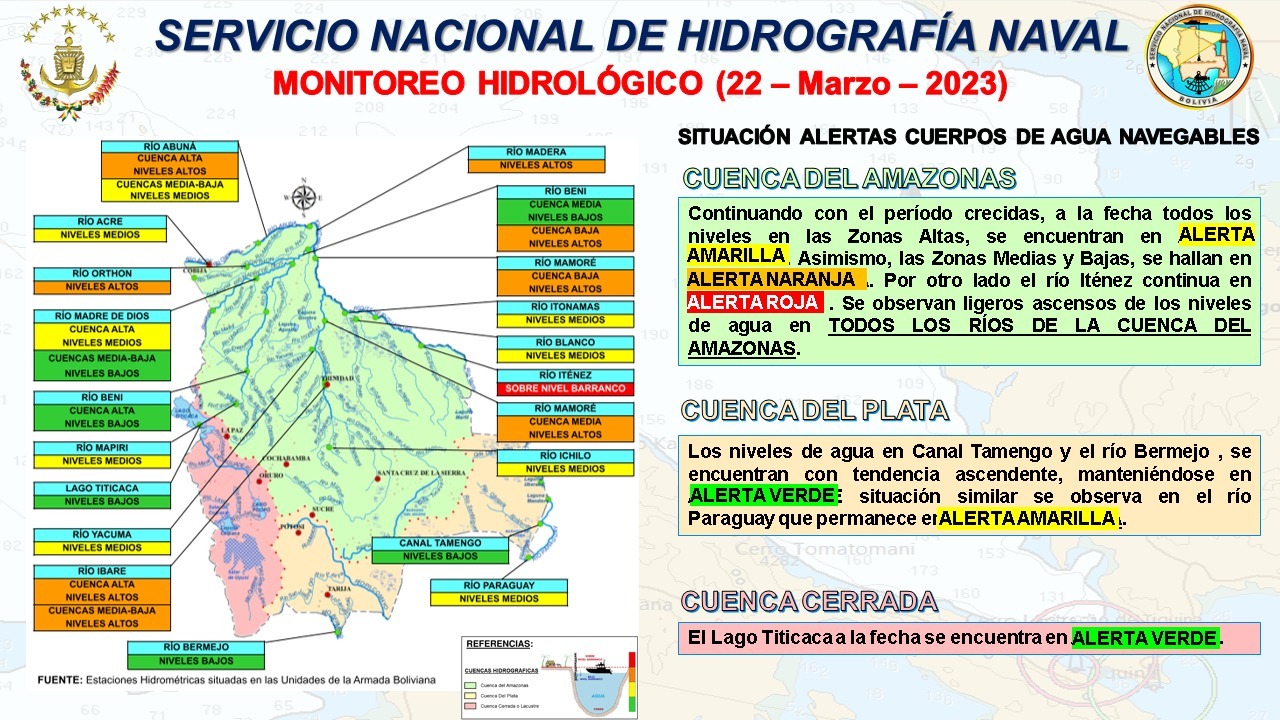 En la cuenca del Amazonas, el río Iténez continúa en alerta roja ...
